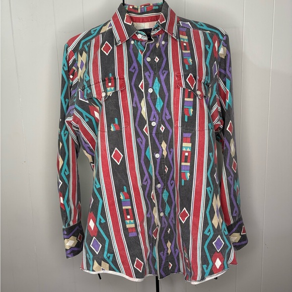 Panhandle Slim | Shirts | Vintage Panhandle Slim Mens Striped ...